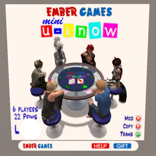 Second Life Marketplace U Know Table Mini